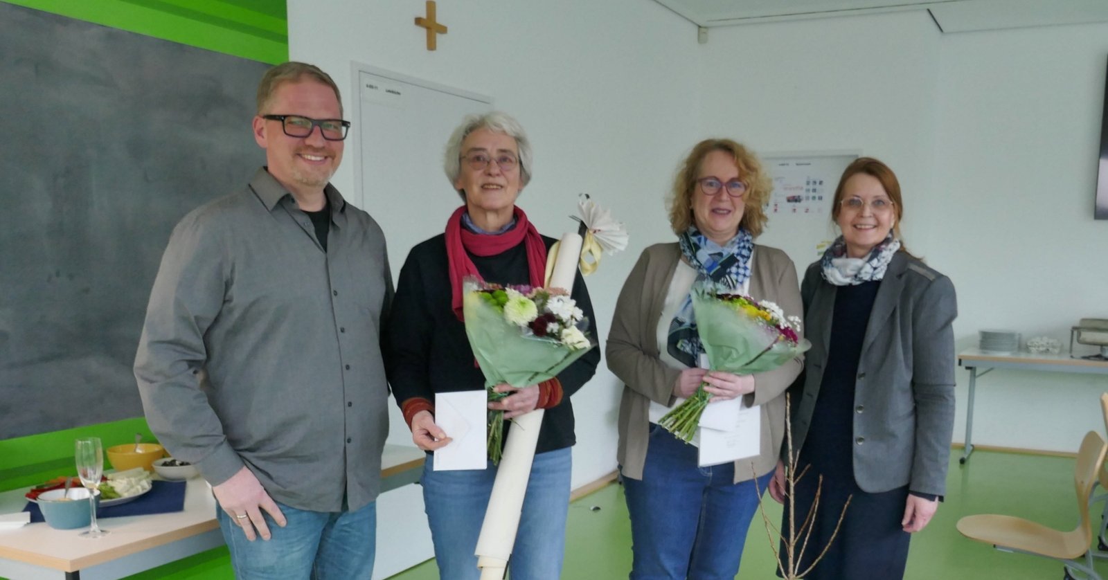 Verabschiedung der Realschullehrerinnen Lucia Beckmann und Petra Gasper